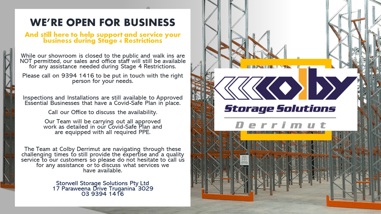 We are Open! | Colby Derrimut